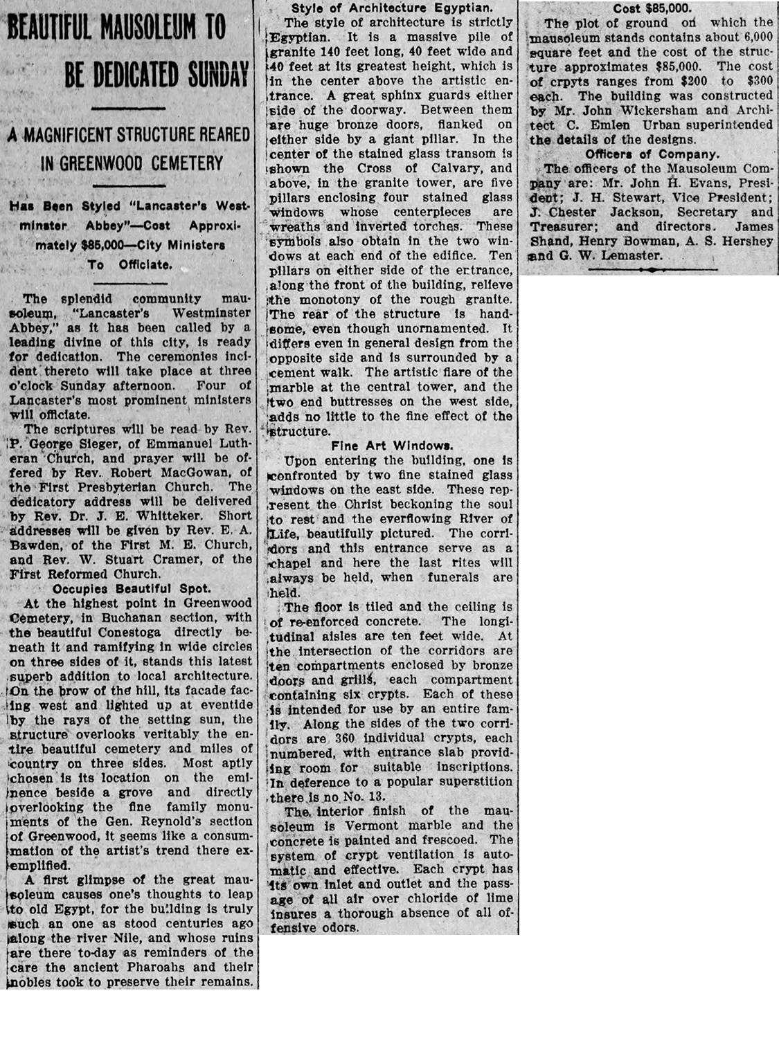 Great Sphinx of Lancaster – Uncharted Lancaster