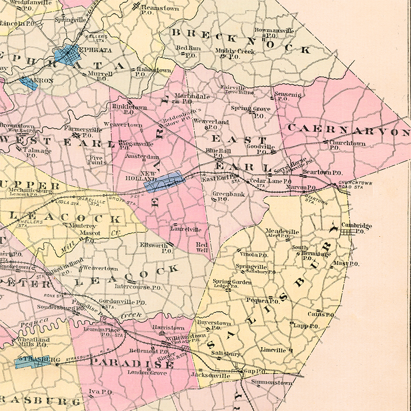 1899 Road Map of Lancaster County V3 sample4 – Uncharted Lancaster